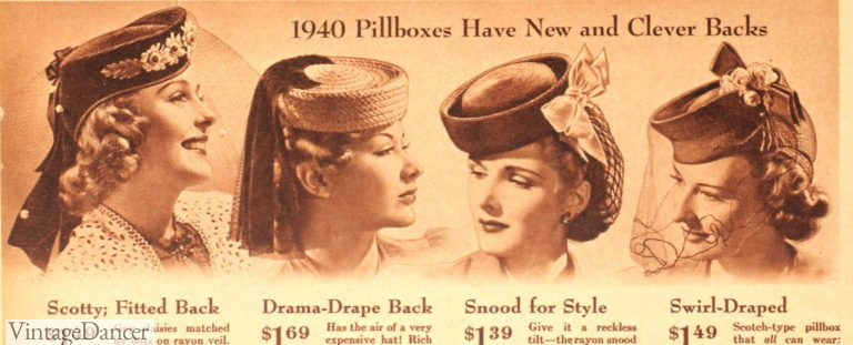 1940s Hats History - 20 Popular Women's Hat Styles