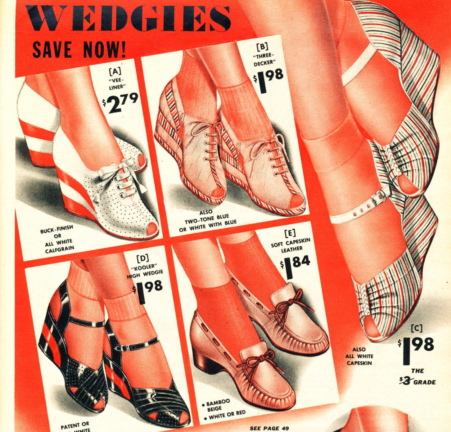 1940s Shoes Styles for Women History