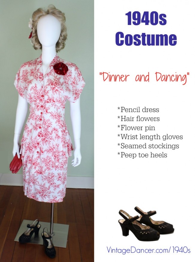 1940s Costume & 40s Outfit Ideas - 16 Women's Looks