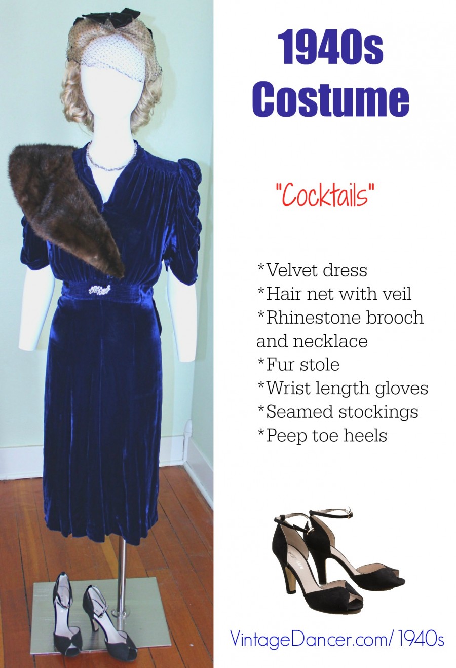 1940s Costume & 40s Outfit Ideas - 16 Women's Looks
