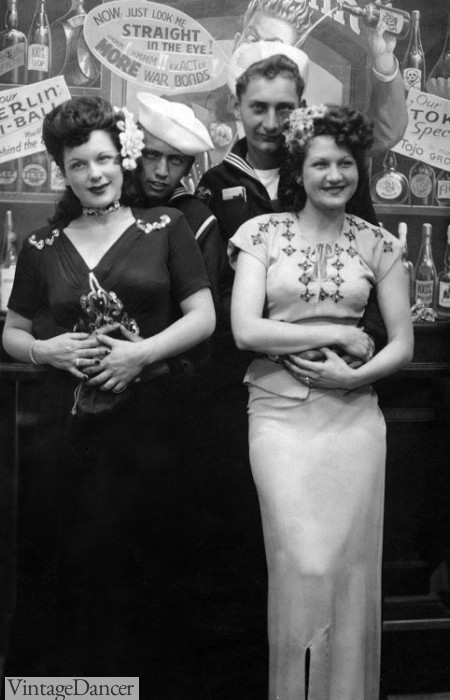 Vintage Cocktail Dresses 1920-1960s History & Photos