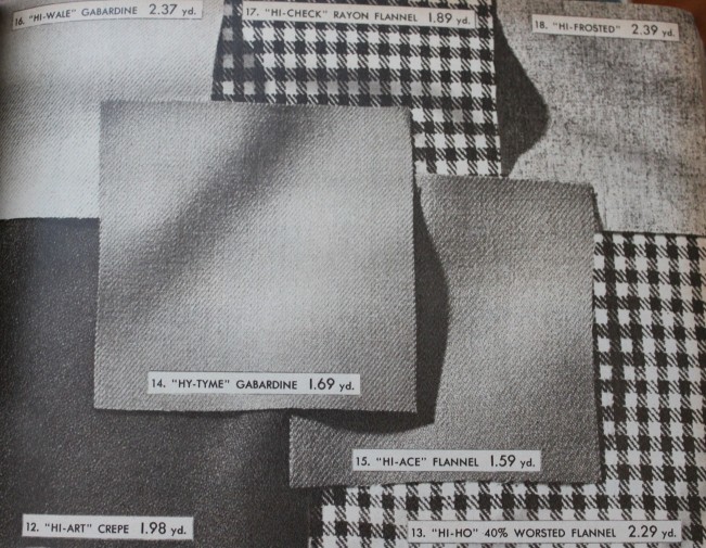 1940s Fabrics and Colors in Fashion