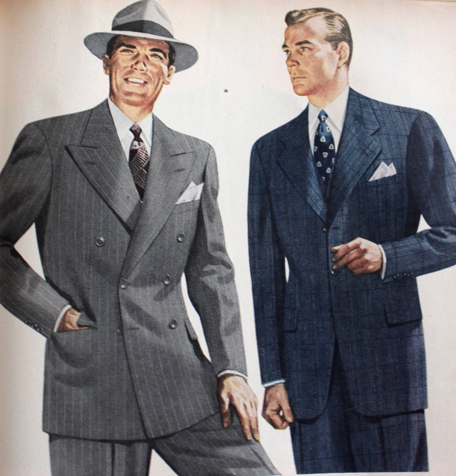 1940s Men’s Fashion Clothing Styles