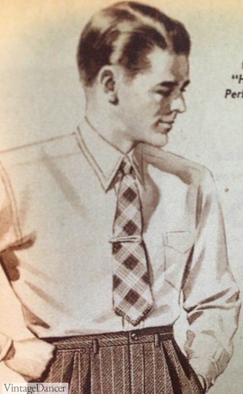 1940s Men's Accessories: Belt, Suspenders, Cuff Links, Jewelry