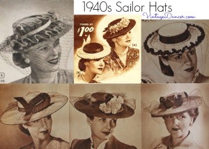 1940s Hats History - 20 Popular Women's Hat Styles