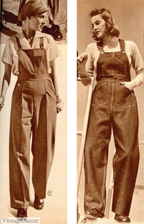 Vintage Overalls 1910s -1950s History & Shop Overalls