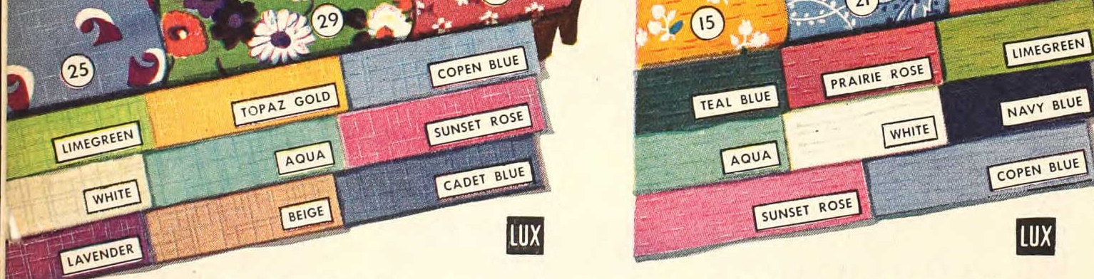 1940s Fabrics and Colors in Fashion