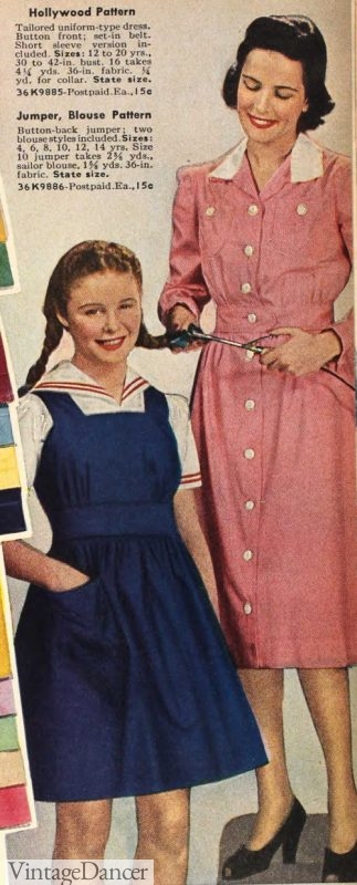 1940s House Dresses, Home Frocks