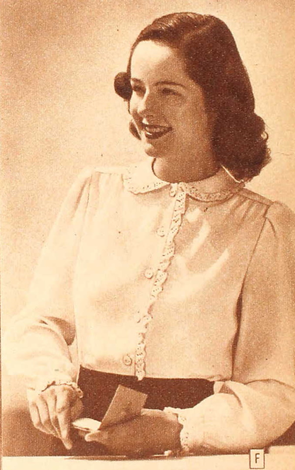 1940s Blouses, Shirts, Knit Tops Styles - Fashion History