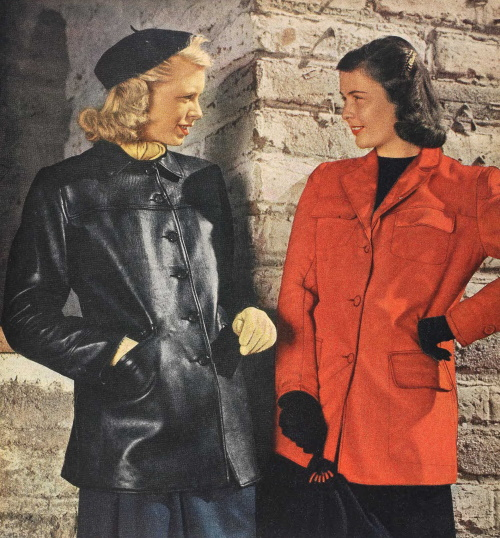 1940s Fall Winter Fashion Casual Outfits