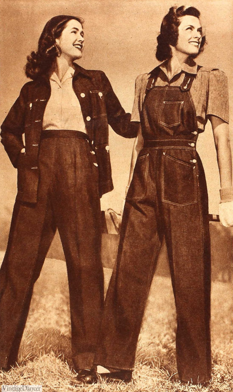 1940s Fall Winter Fashion Casual Outfits