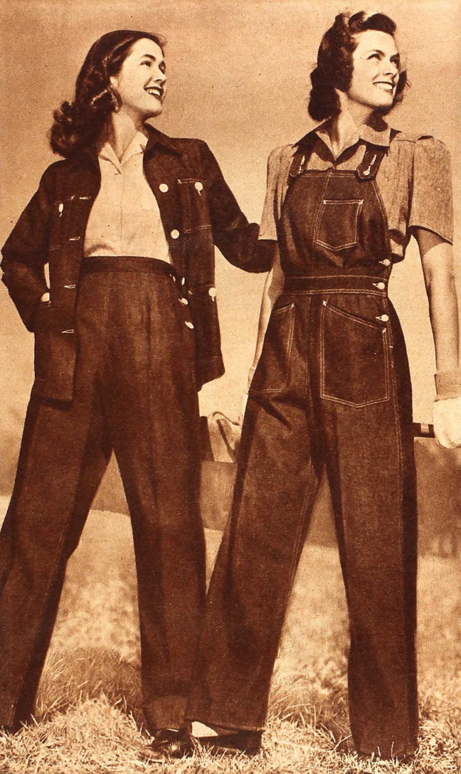 1940s Fall Winter Fashion Casual Outfits