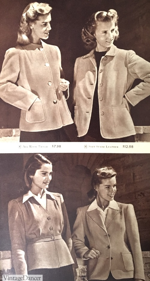 1940s Coats & Jackets Fashion History