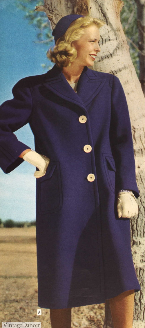 1940s Coats & Jackets Fashion History