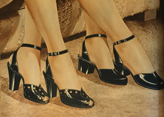 1940s Shoes Styles for Women History