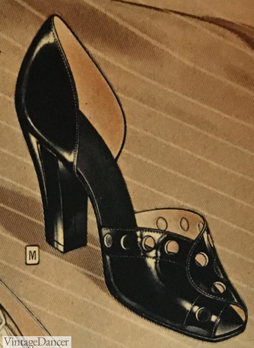 1940s Shoes Styles for Women History