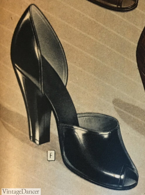 1940s Shoes Styles for Women History