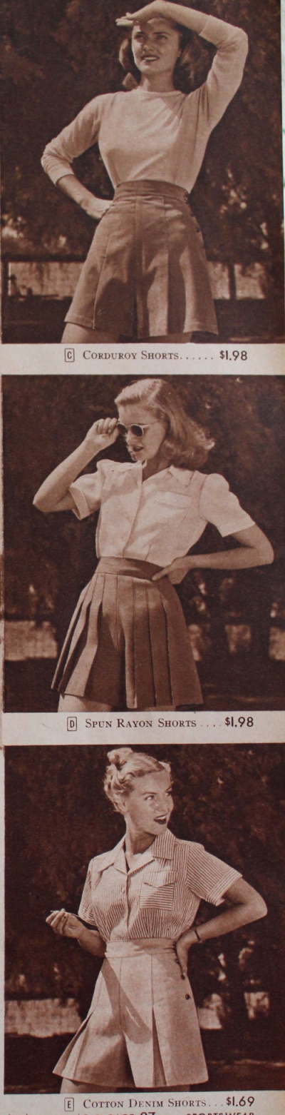 1940s Shorts History | High Waisted Shorts | Sailor Shorts