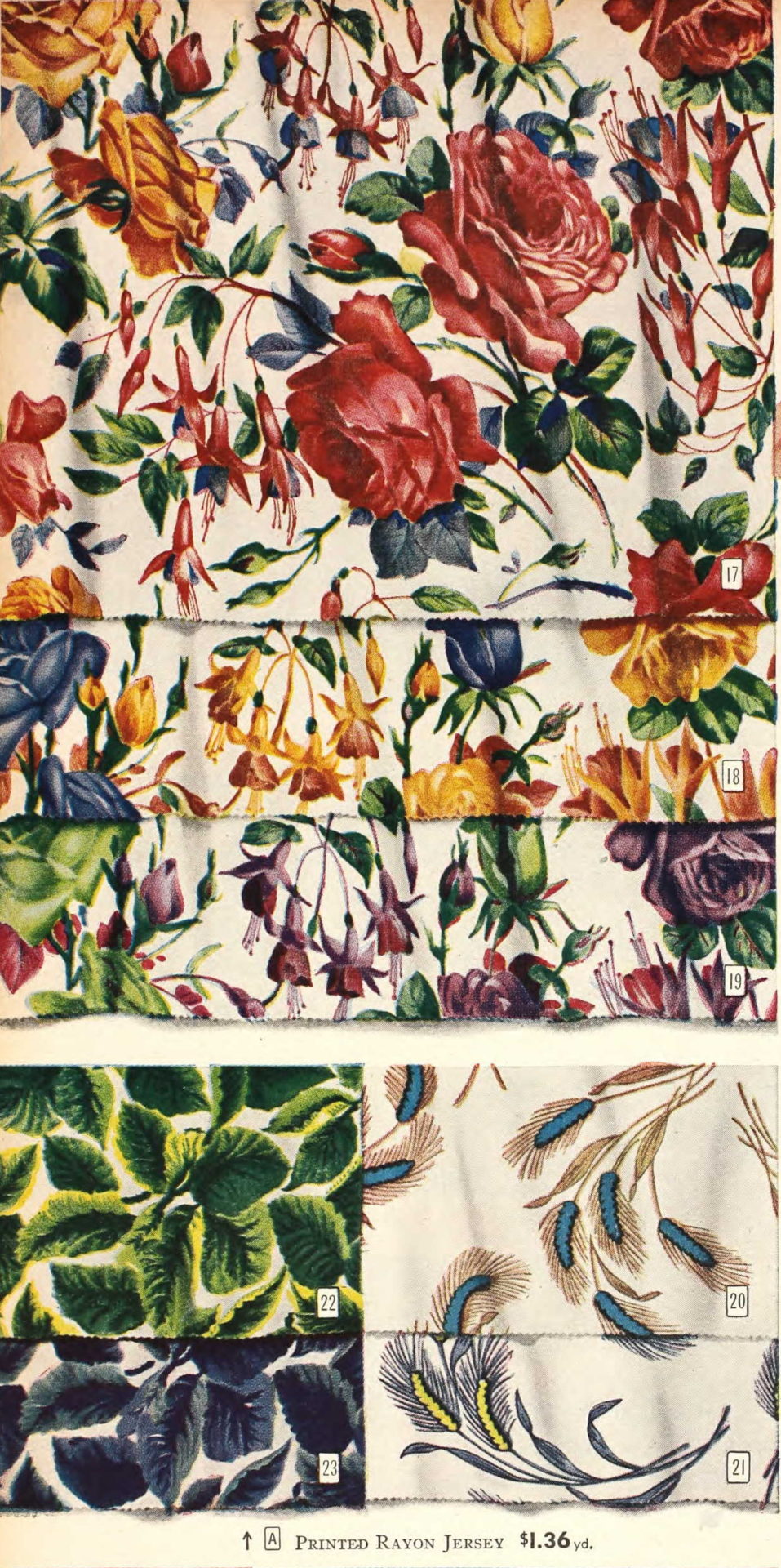 1940s Fabrics and Colors in Fashion