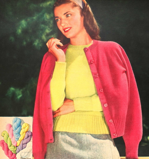 Vintage Sweaters: 1940s, 1950s, 1960s with Pictures
