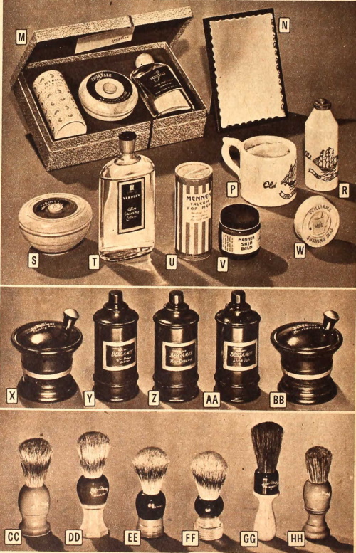1940s Men's Hairstyles, Facial Hair, Grooming Products