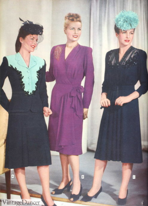 1940s Cocktail Dress, Party Dress History and Guide