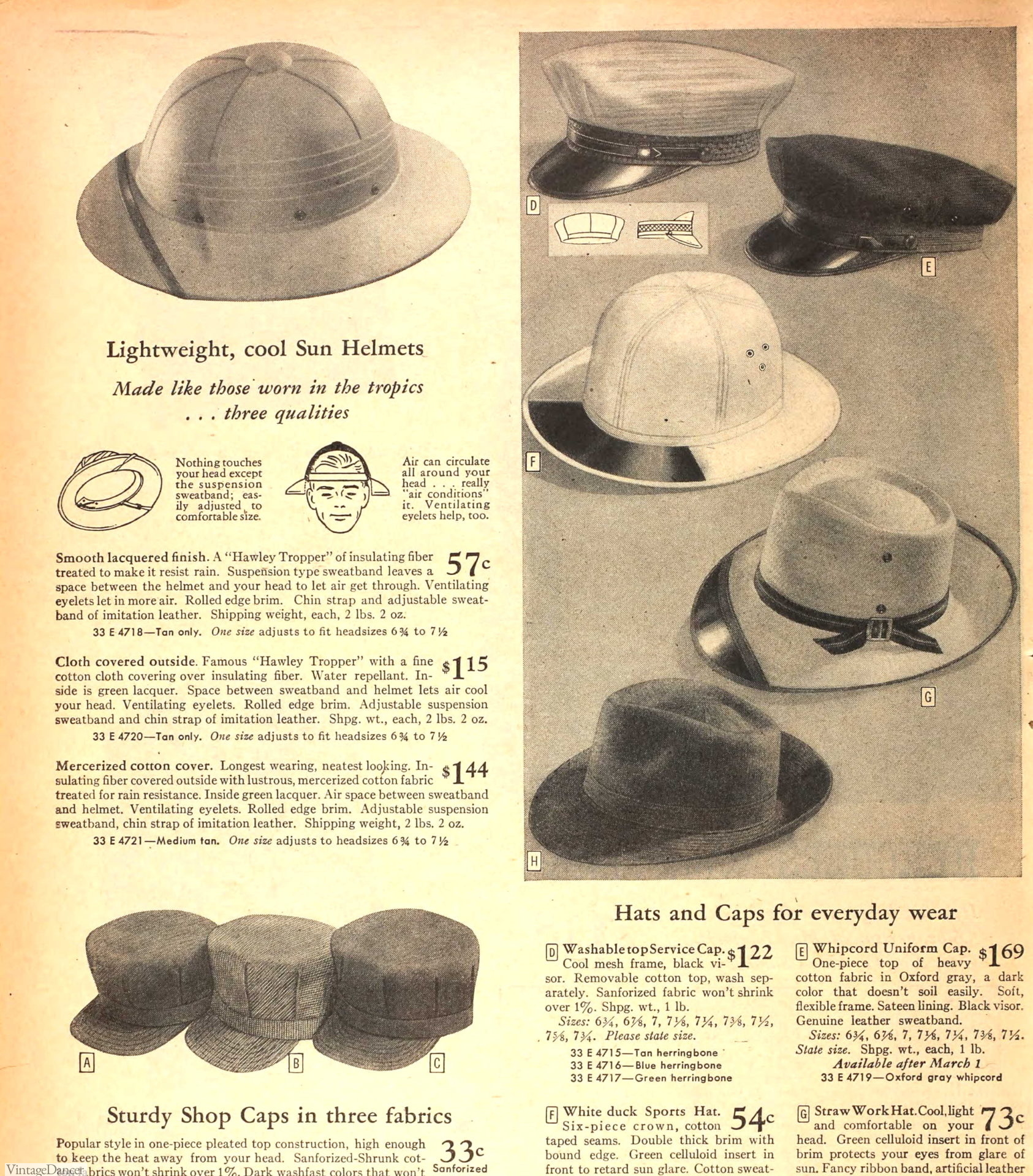 1940s Men's Work Clothes, Casual Wear