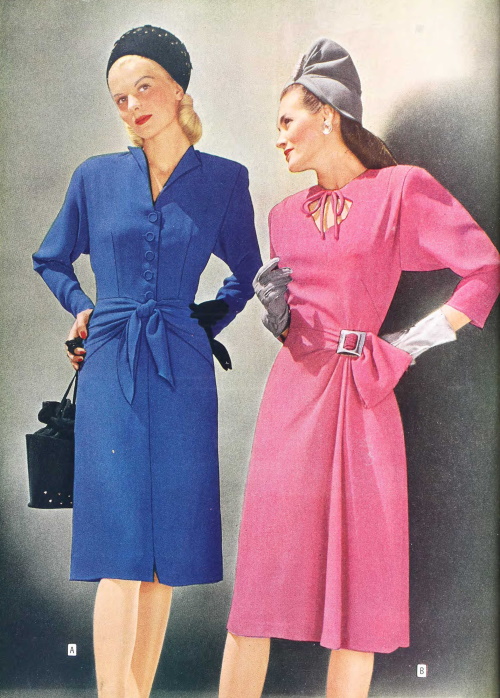 Vintage 1940s Dress Styles: Classic 40s Dresses