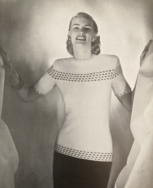 1940s Sweater Styles - Women's Pullovers and Cardigans