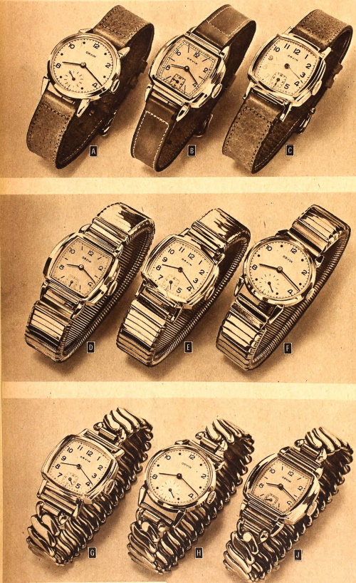 1940s Men's Accessories: Belt, Suspenders, Cuff Links, Jewelry