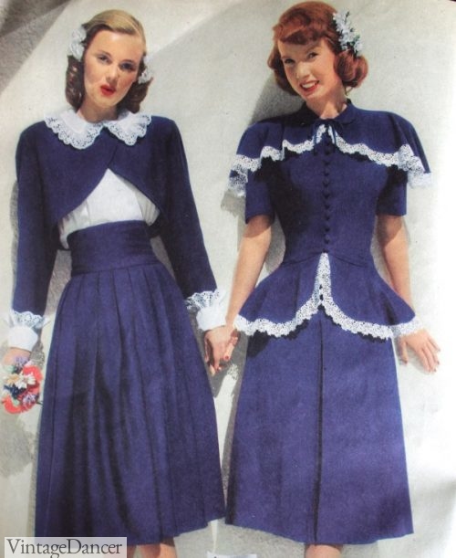 Women's 1940s Victory Suits and Utility Suits