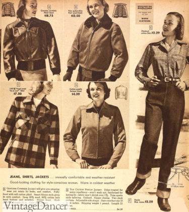 1940s Fall Winter Fashion Casual Outfits
