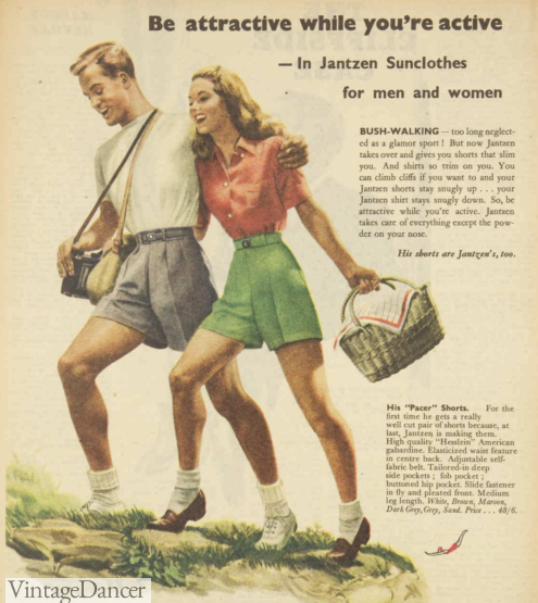 Vintage Hiking and Camping Clothes - 1920s to1950s
