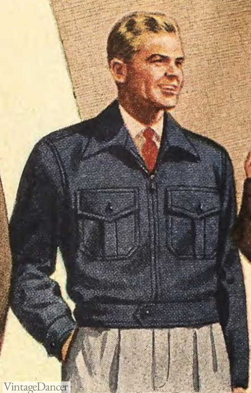 1940s Men's Coats and Jacket Styles & History