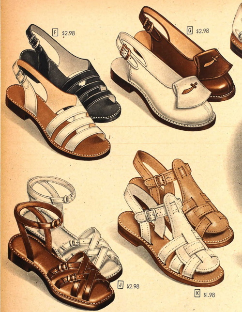 1940s Shoes Styles for Women History
