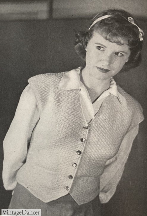 1940s Sweater Styles - Women's Pullovers and Cardigans
