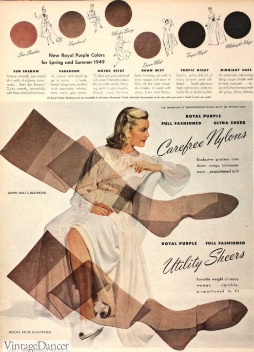 1940s Stockings: Hosiery, Nylons, and Socks History