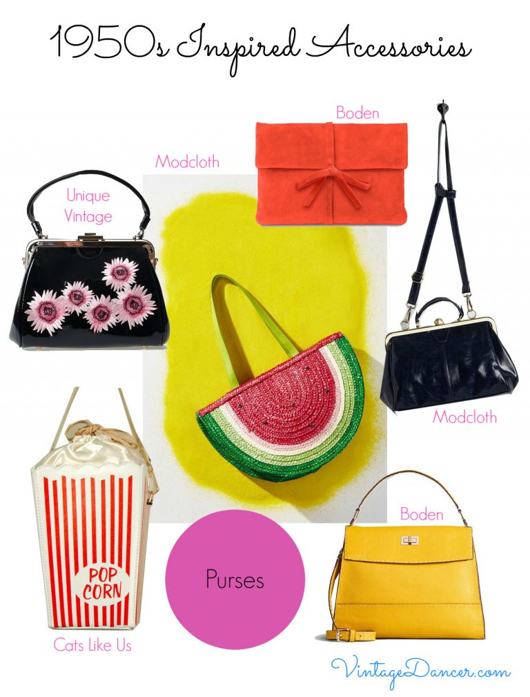 1950s Accessories | 50s Scarves, Belts, Parasols, Umbrellas
