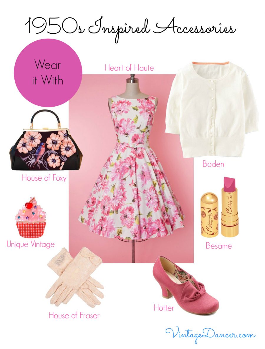 1950s Accessories | 50s Scarves, Belts, Parasols, Umbrellas