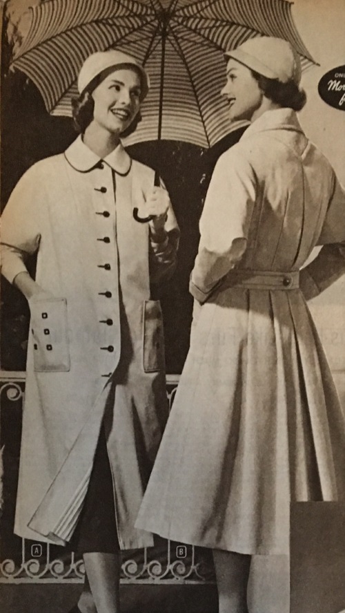 History of Vintage Raincoats, Jackets and Capes for Women