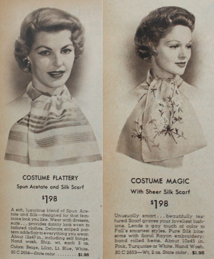 Vintage Scarves- Styles from 1920s to 1960s