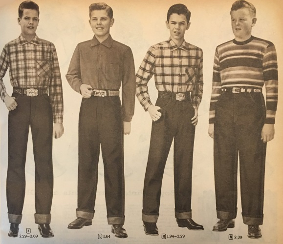 1950s Teen Boys' Clothing