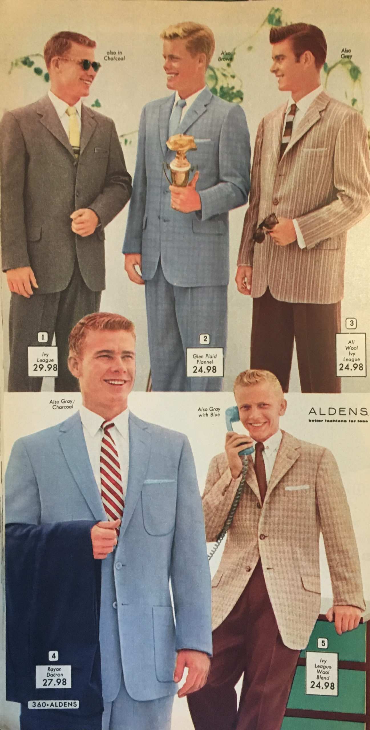 1950s Teen Boys' Clothing