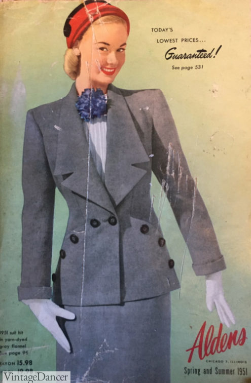 1950s Womens Suits History and Pictures