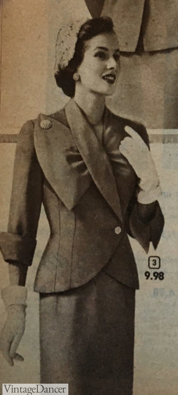 1950s Womens Suits History and Pictures