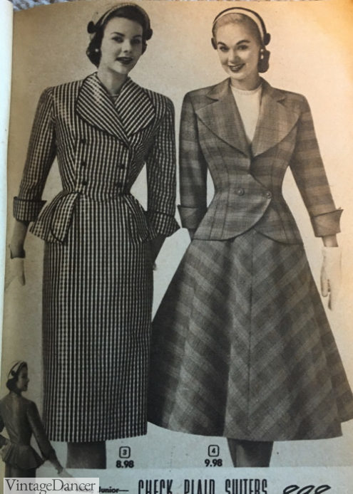 1950s Womens Suits History and Pictures