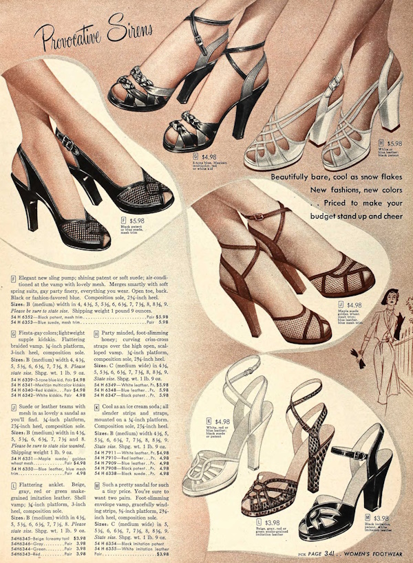 1950s Shoe Styles- History and Shopping Guide