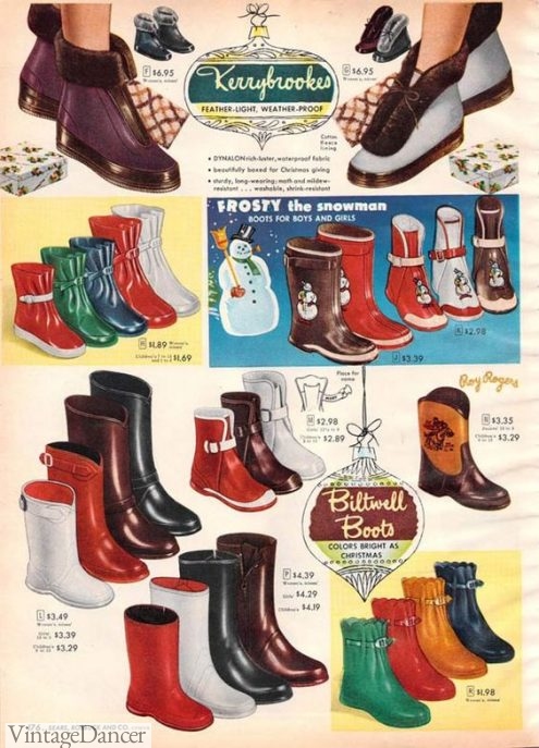 Vintage Boots- Winter Rain and Snow Boots History