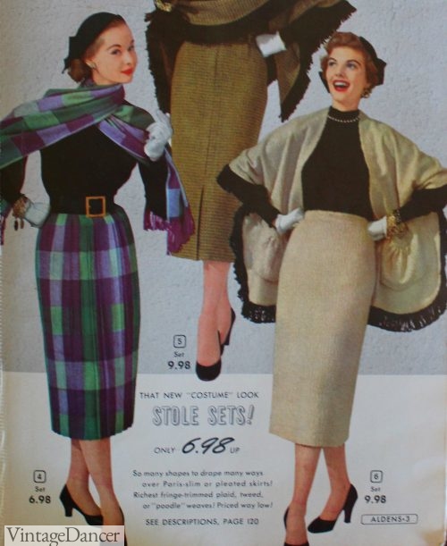 1953 Fashion, Clothing Styles