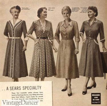 1950s Mature Women Fashion, Mrs. Clothing